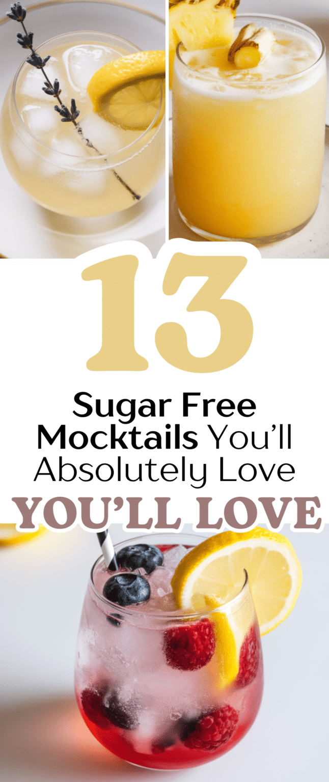 13 Best Sugar Free Mocktails You’ll Absolutely Love - Lemons Life and Love